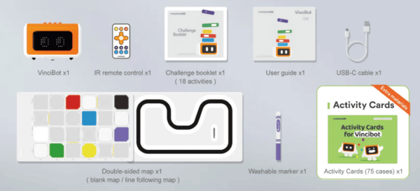 MatataLab VinciBot Robot STEAM: Programación Táctil - EduTechnik